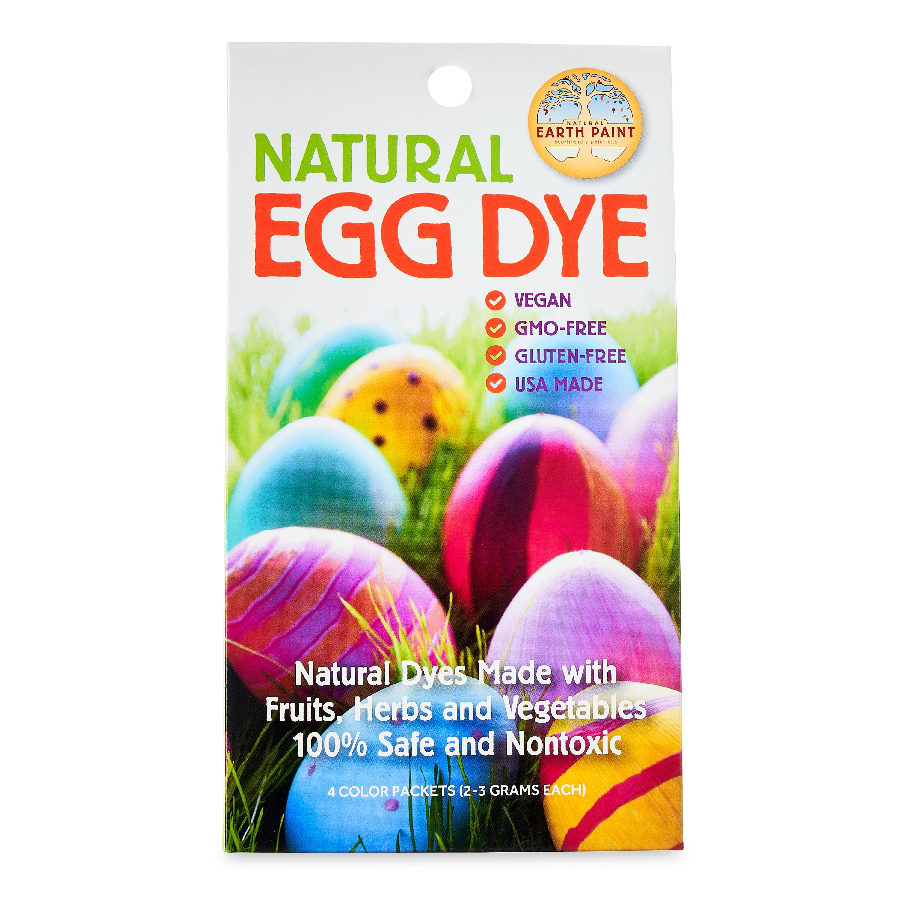 Natural Earth Paint Natural Egg Dye Kit, Safe Vegan Colors, Made from ...