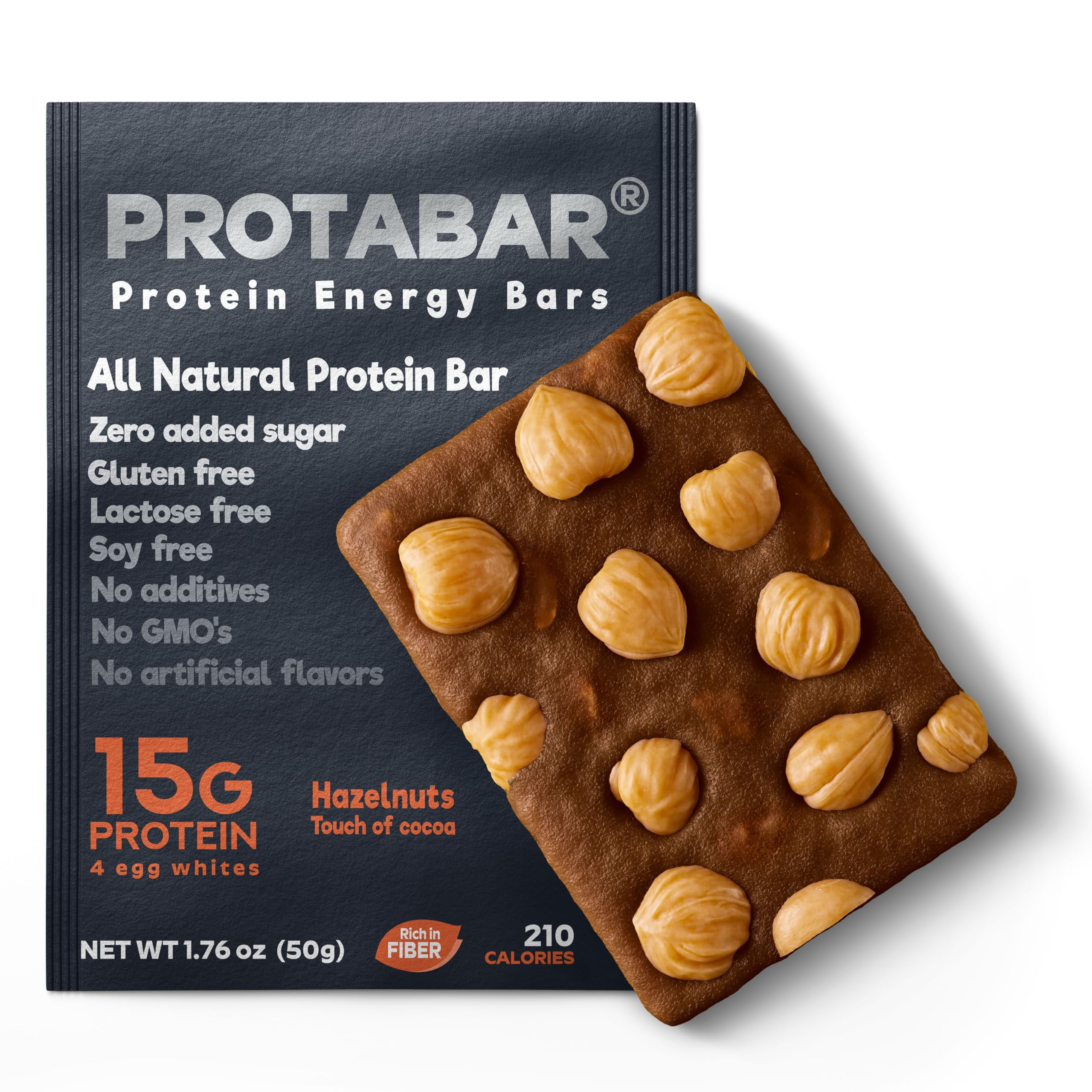 All Natural Energy Protein Bar HYZ01 PROTABAR (12 Pack) - 15g Egg White ...