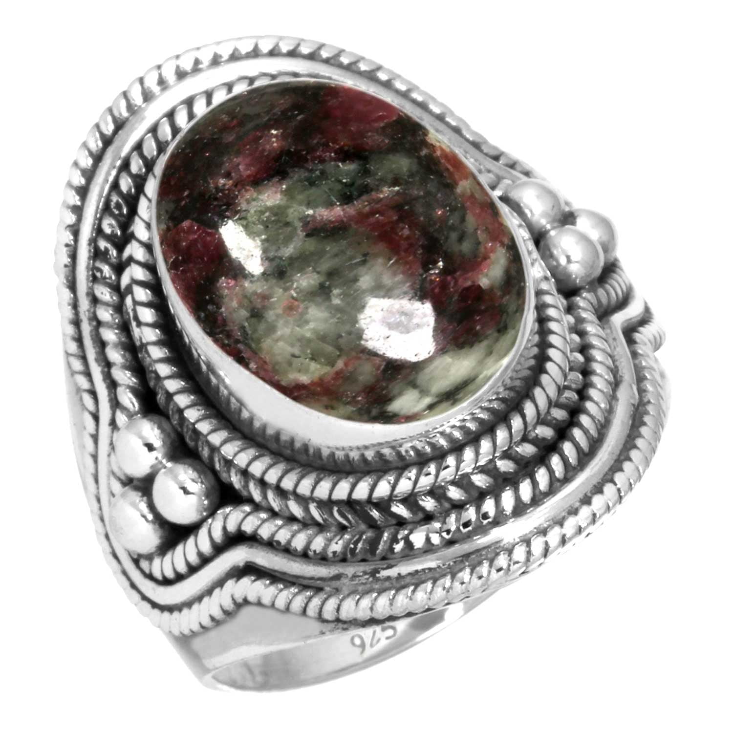 Natural Eudialyte Ring 925 Sterling Silver Handmade Jewelry - Walmart.com