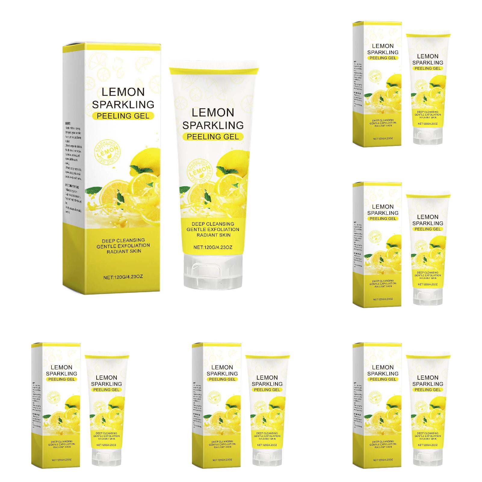 Natural Exfoliating Gel Face Cleansing Scrub Exfoliating Gel ...