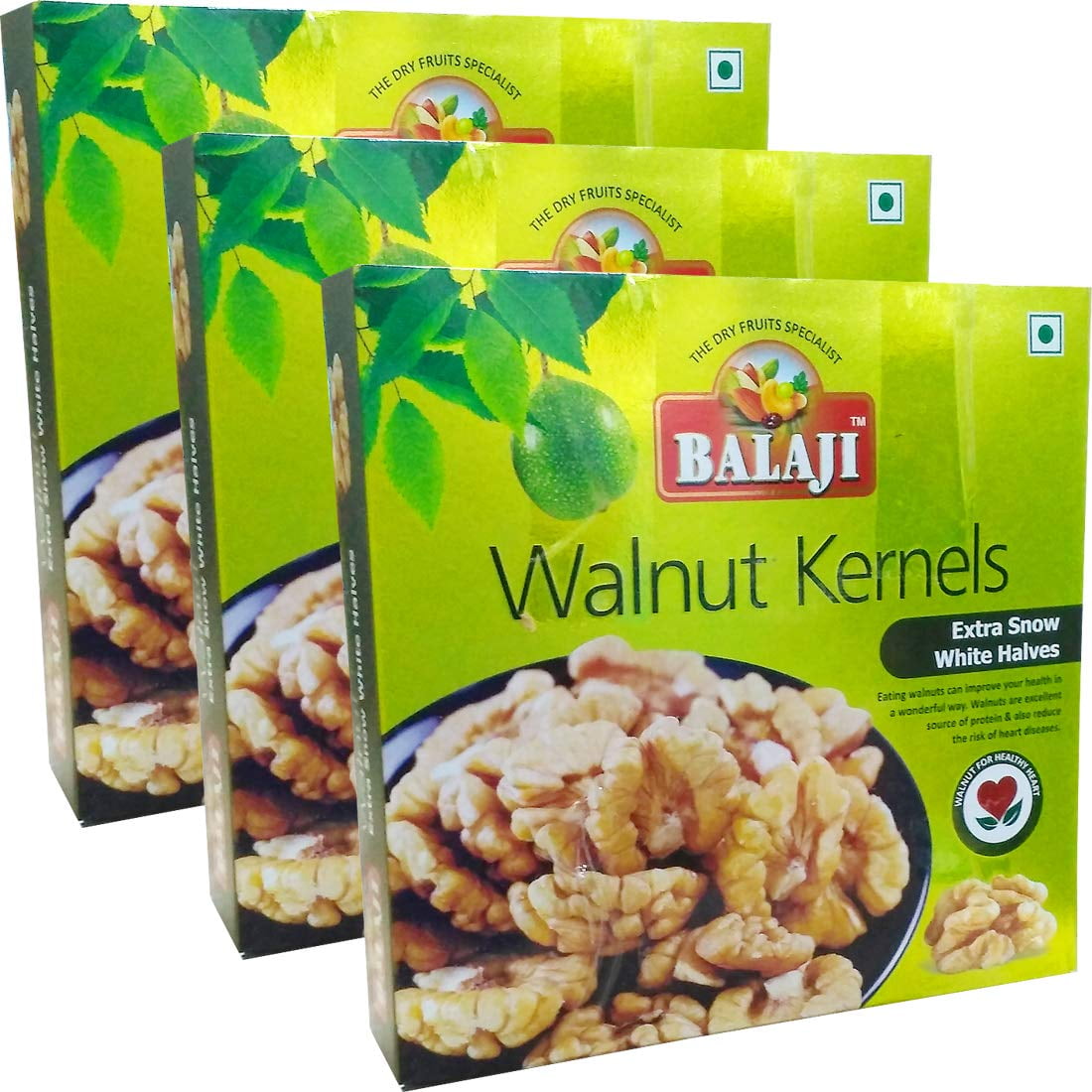 Natural Extra Snow White Halves Walnut Kernels By Lali Balaji 750gm ...