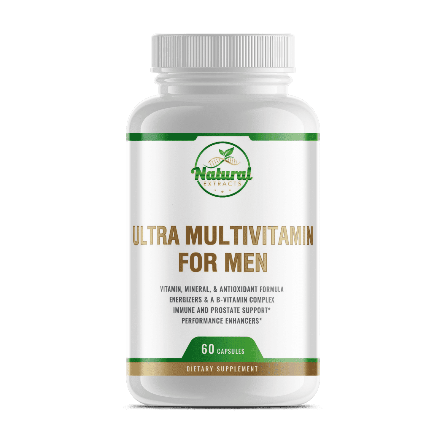 Natural Extract Ultra Multivitamin for Men, 60 Count - Walmart.com