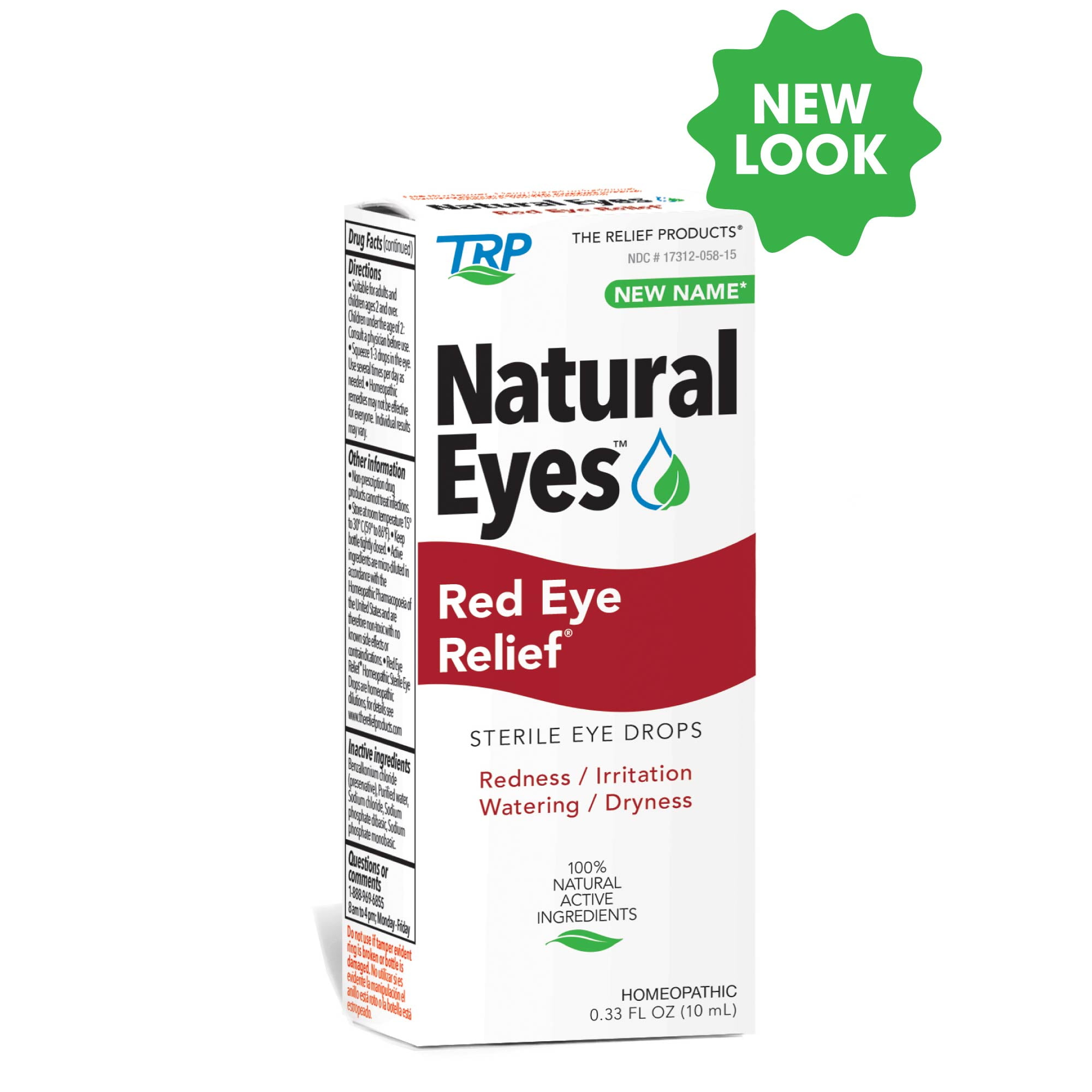 Natural Eyes Red Eye Relief® Eye Drops, 0.33 fl oz - Walmart.com