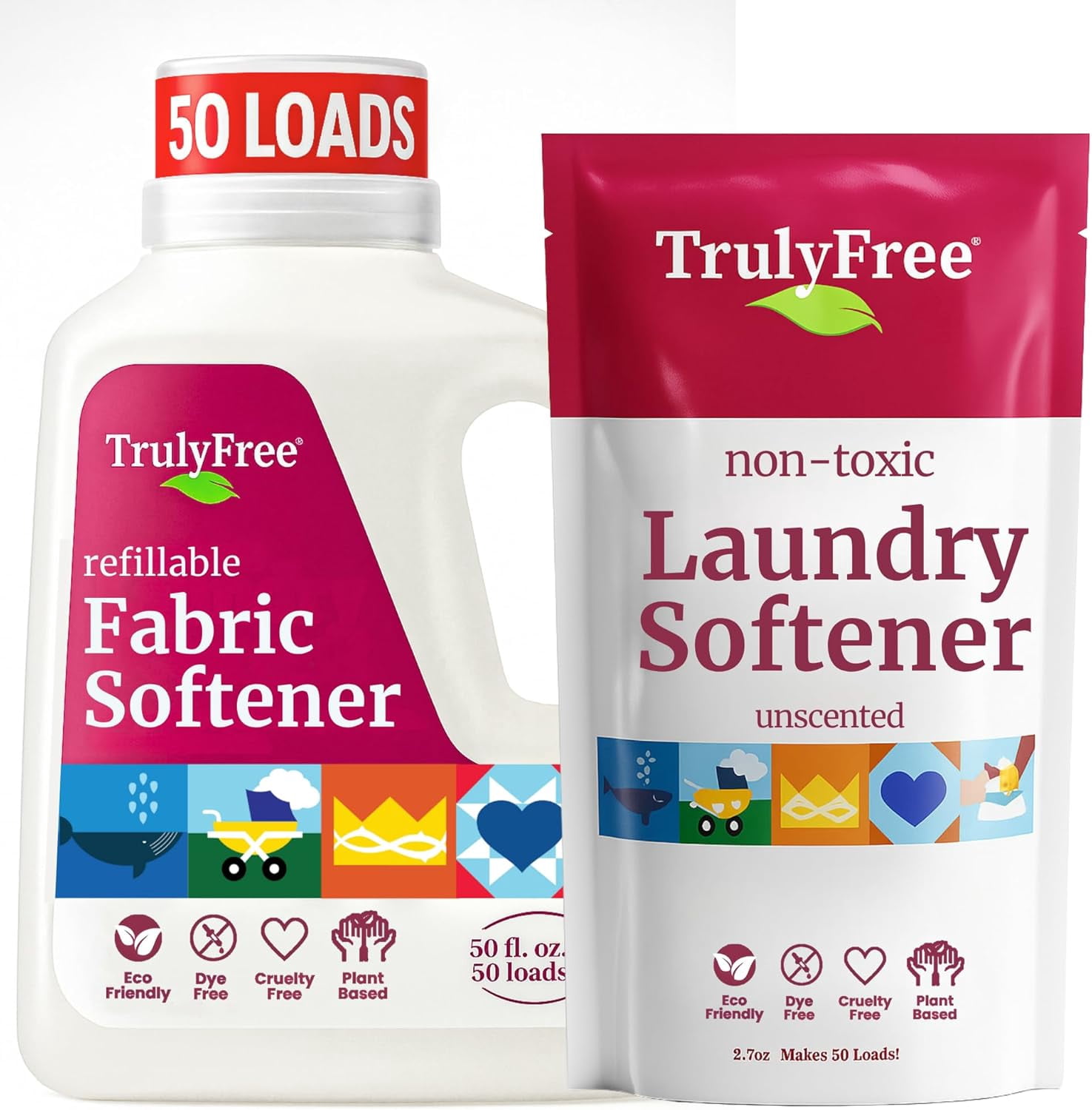 Natural Fabric Softener | Plant-Based | Non-Toxic for Babies & Kids ...