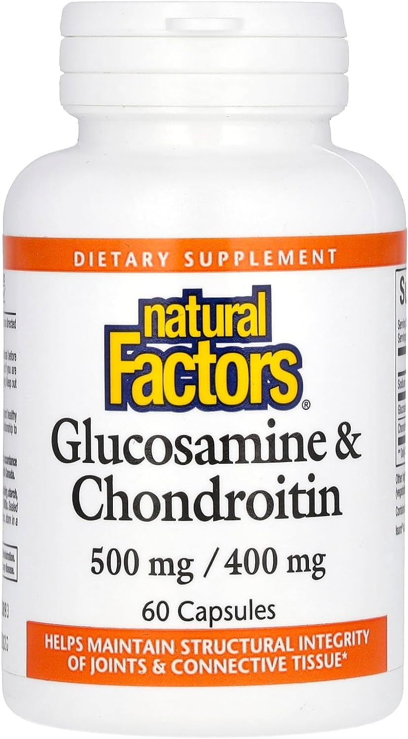 Natural Factors Glucosamine & Chondroitin, Supports Healthy Joints and ...
