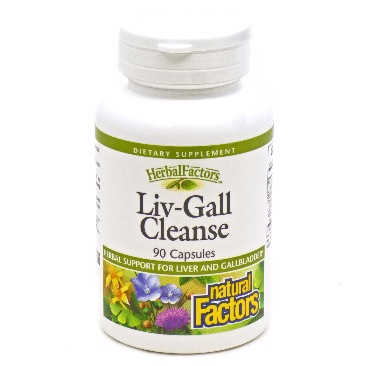 Natural Factors HerbalFactors, Liv-Gall Cleanse, Supports Liver and ...