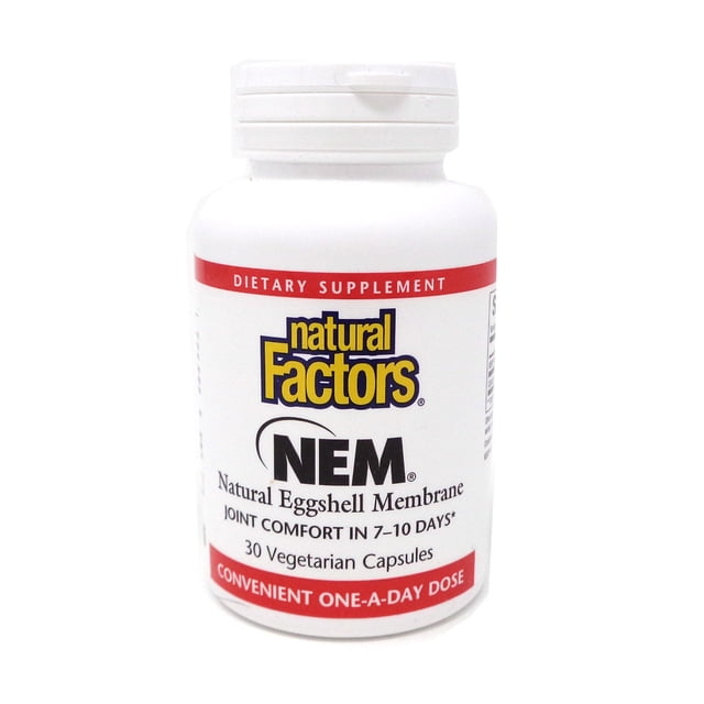 Natural Factors NEM 500 mg-30 Vegetarian Capsules - Walmart Business ...