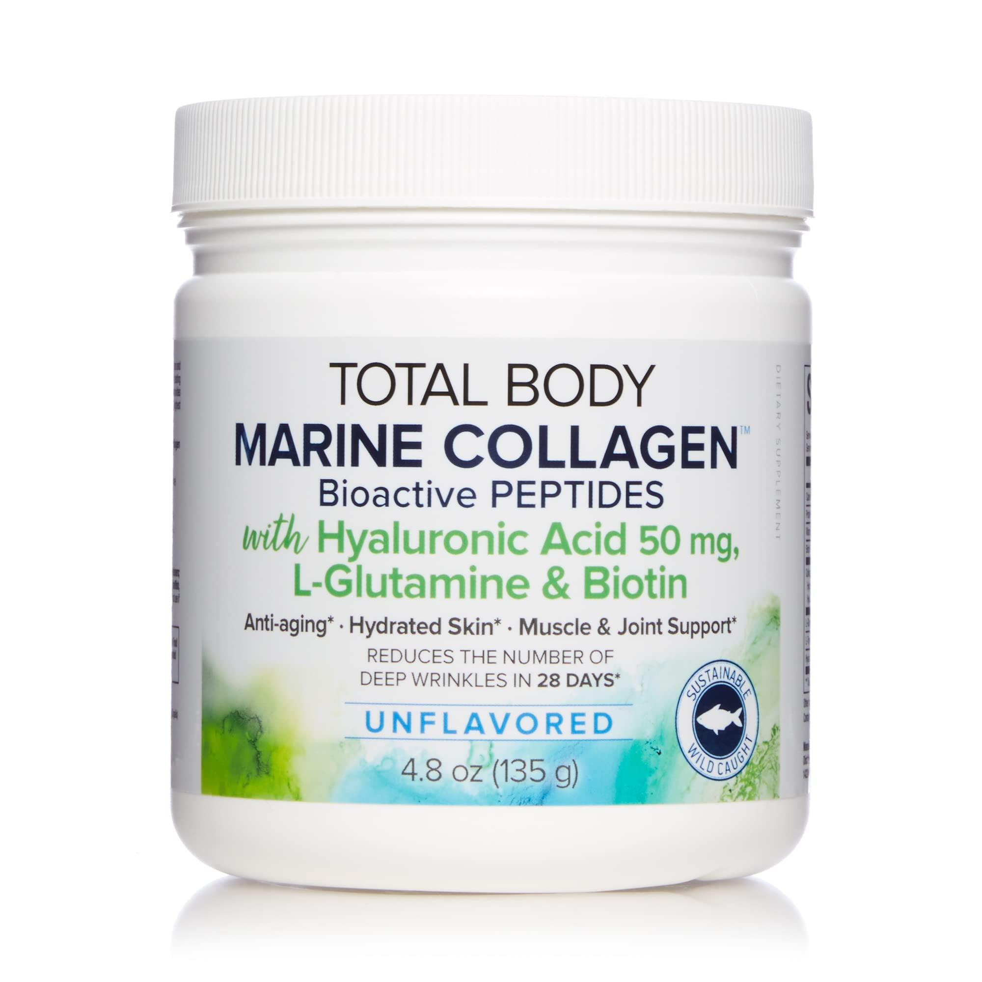 Natural Factors Total Body Marine Collagen, Bioactive Peptides Powder ...