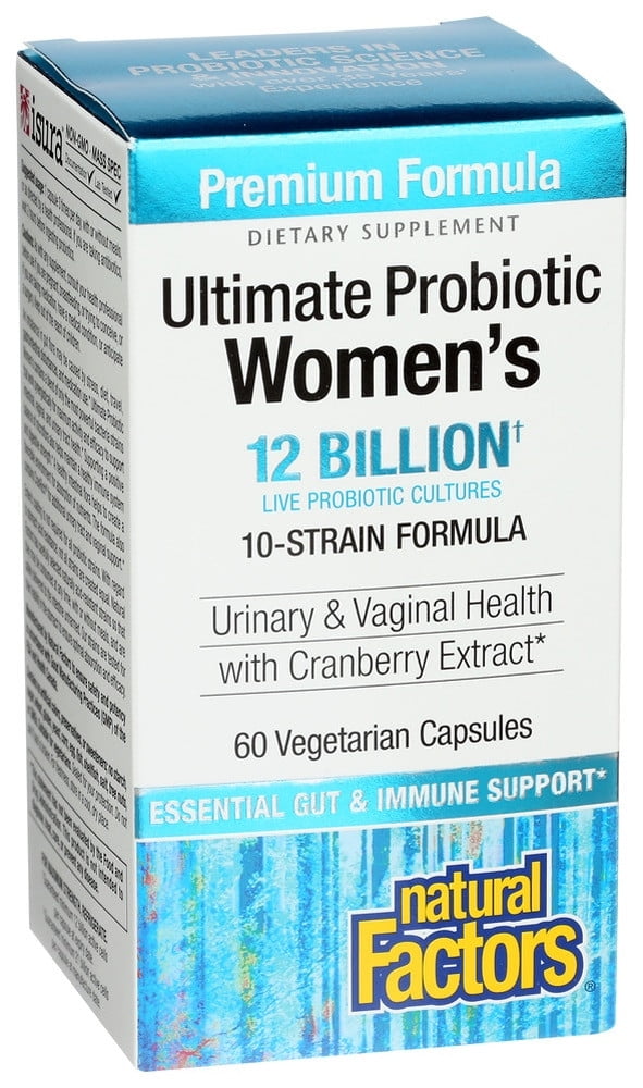 Natural Factors Ultimate Probiotic Women's Formula -- 12 billion - 60 ...