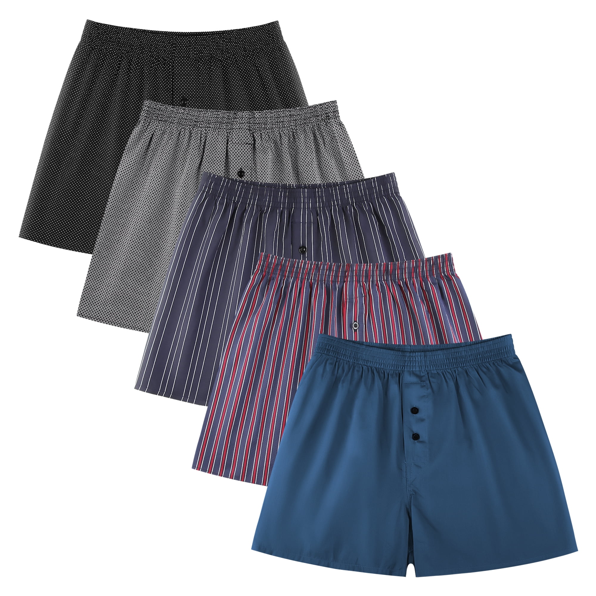 Natural Feelings Soft Cotton Men's Boxer Shorts, Classic Fit with ...