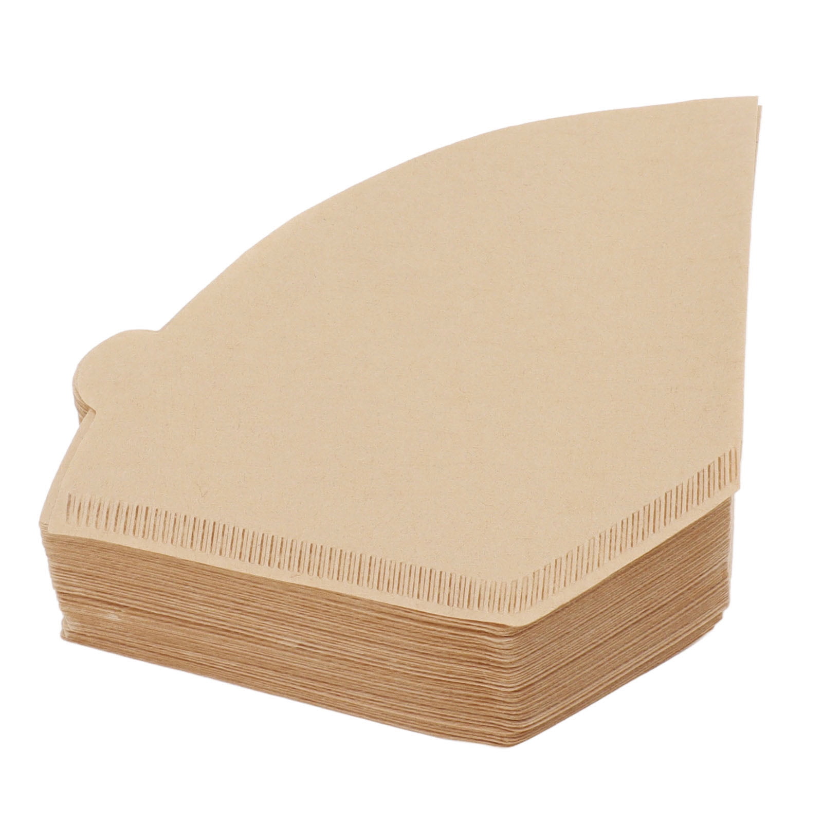 Natural Fiber Coffee Filters, 100 Count, 2,4 Cup Fan Shape, Keeps ...