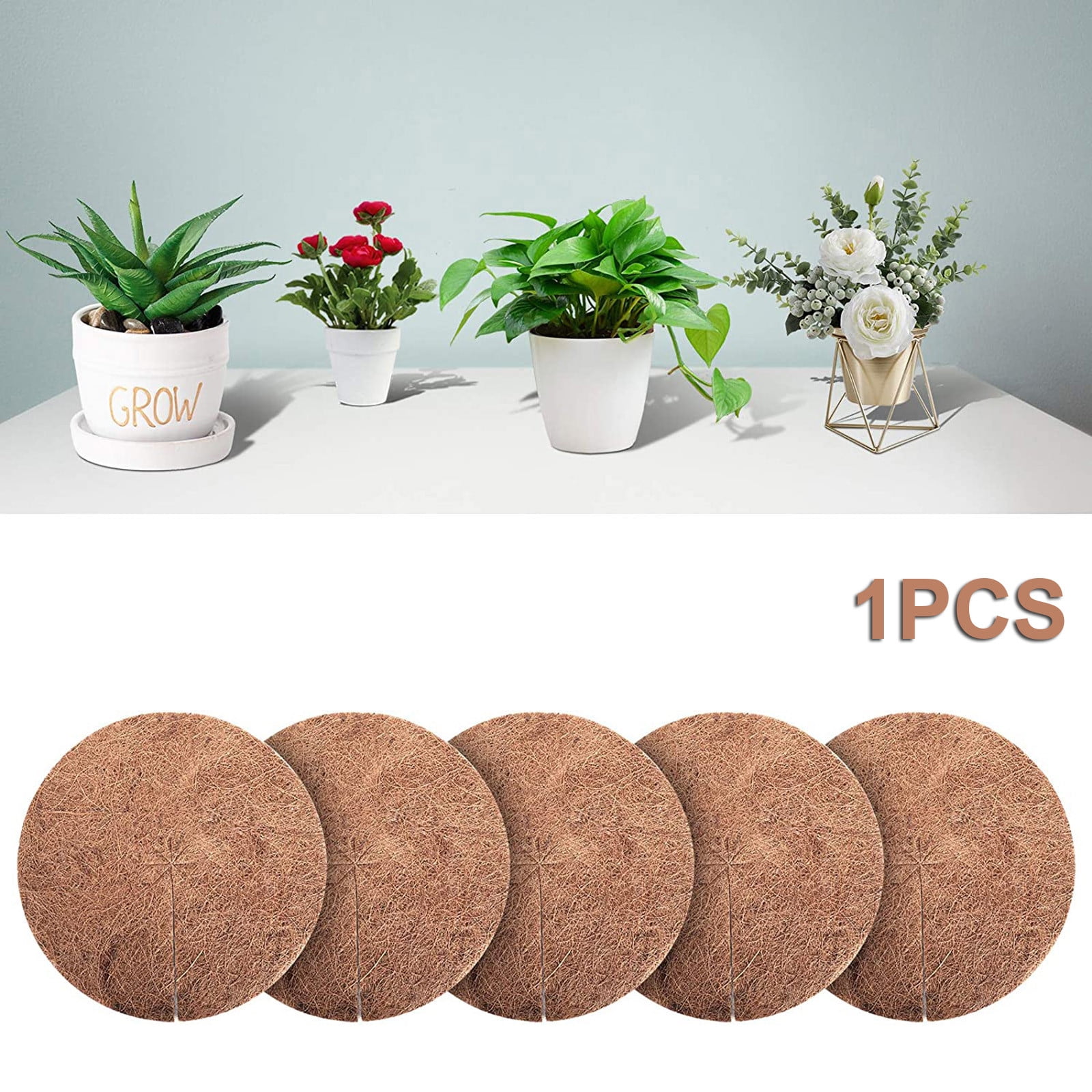 Natural Fiber Tree Mulch Disc Mat Protector Winter Plant Cover Frost ...