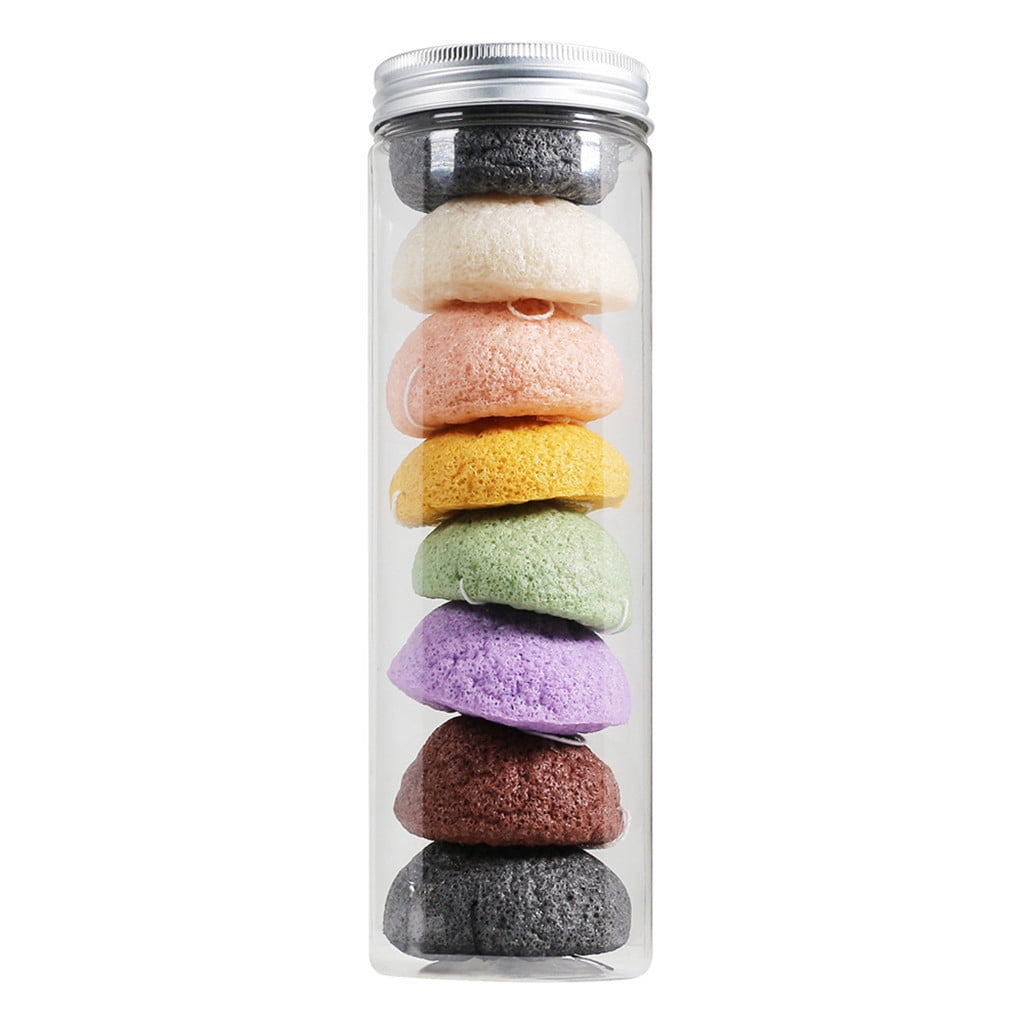 Natural Fiber Wash Clean Sponge Puff Cleansing Face Washing Facial Tool ...