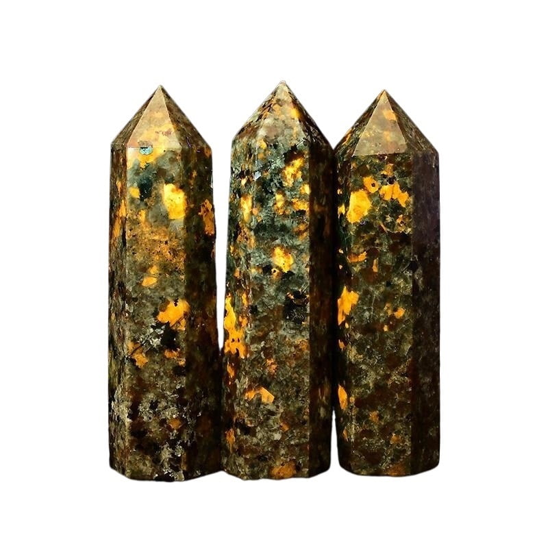 Natural Firestone Obelisk Set 3 Piece Set of Handcrafted Firestone ...