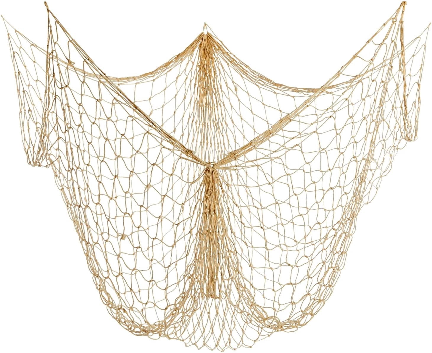 Natural Fishing Net Decorations, Nautical Wall Decor for Birthday Party ...