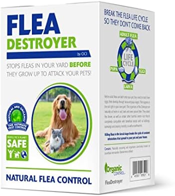 Natural Flea Control for Dogs & Cats - Specifically Formulated for Safe ...