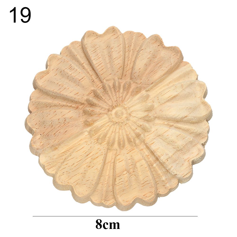 Natural Floral Wall Door Decoration Unique Wood Carved Woodcarving ...