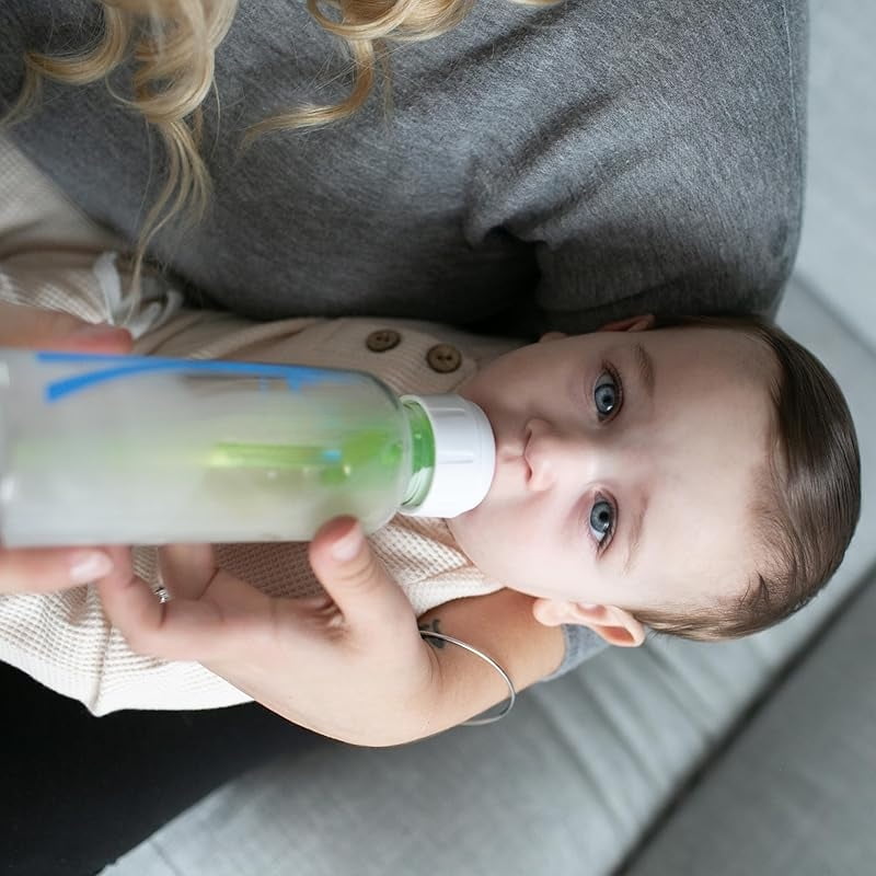 Natural Flow Anti-Colic Options+ Narrow Glass Baby Bottle 8 oz/250 mL ...