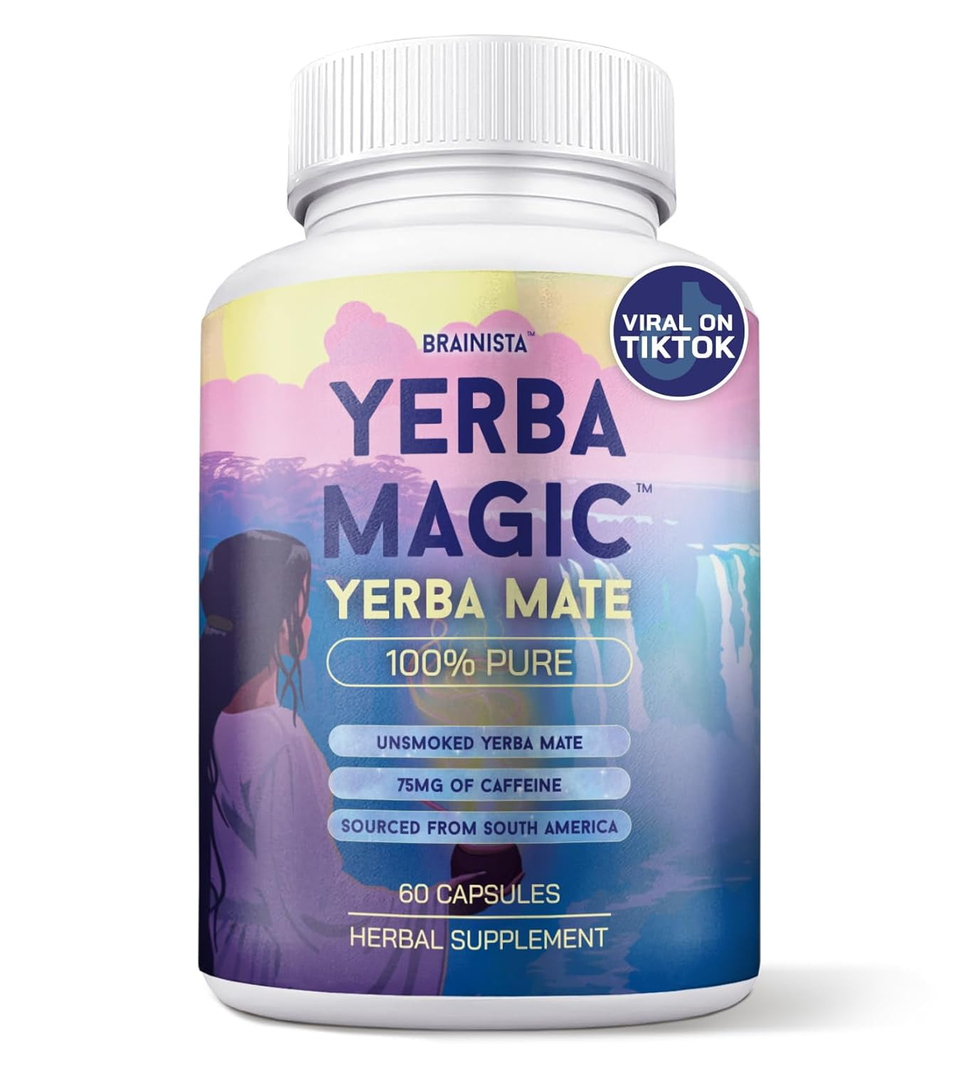 Natural Focus Supplement - Yerba Magic 100% Yerba Mate 60 capsules ...
