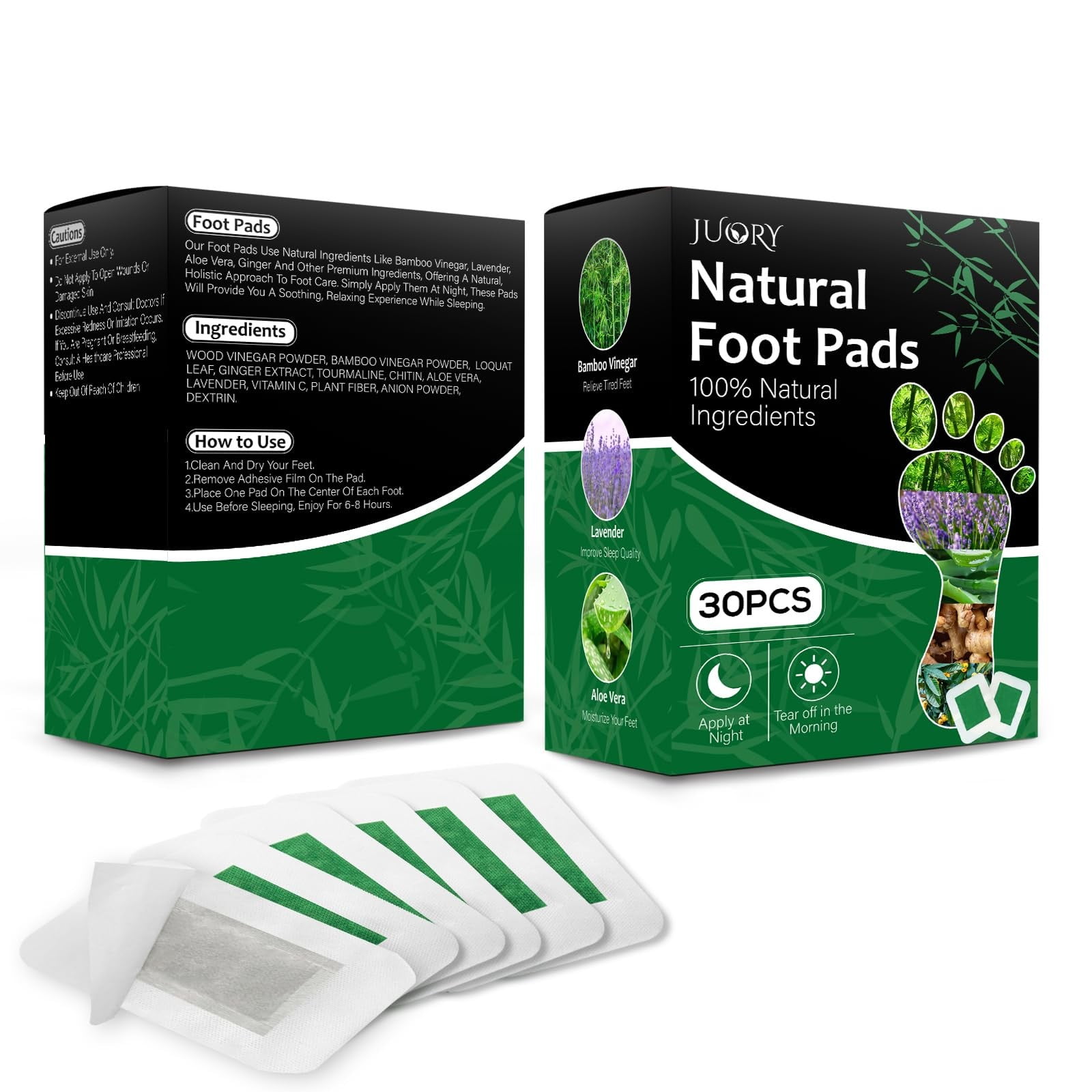 Natural Foot Care Pads, detox foot pads to remove toxins, bandoo detox foot pads to remove ...