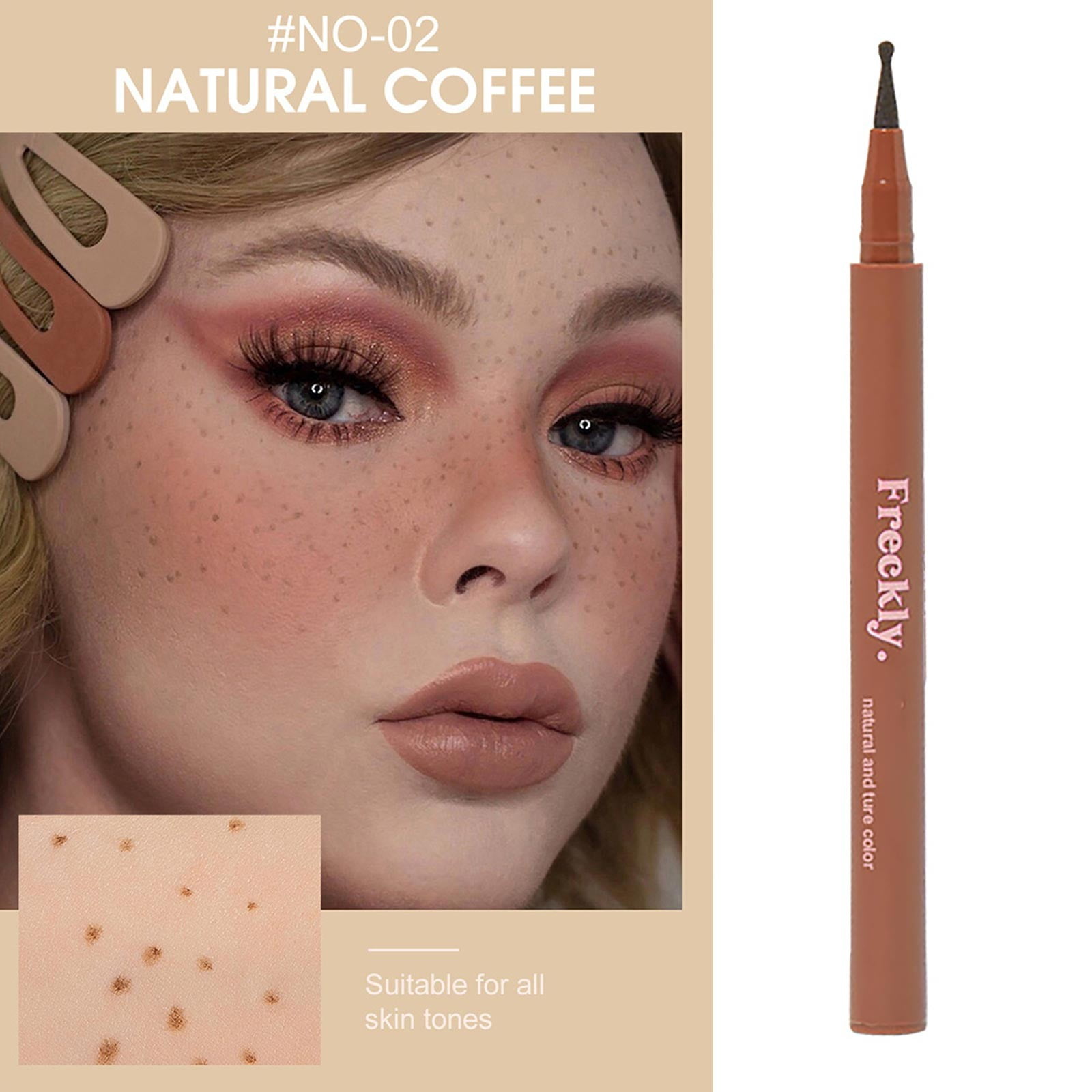 Natural Freckle Pen - Lifelike Artificial Freckles Makeup, Ultra Fine ...