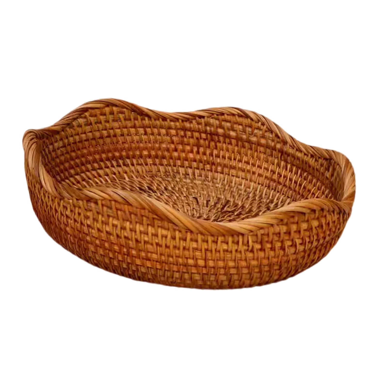 Natural Fruit Basket Bread Storage Bin Ventilated Design For Kitchen ...