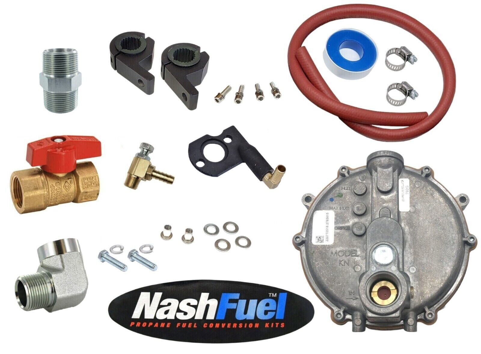NASHFUEL Natural Gas Conversion Kit, Fits Honda EU7000iS, Ball Valve ...
