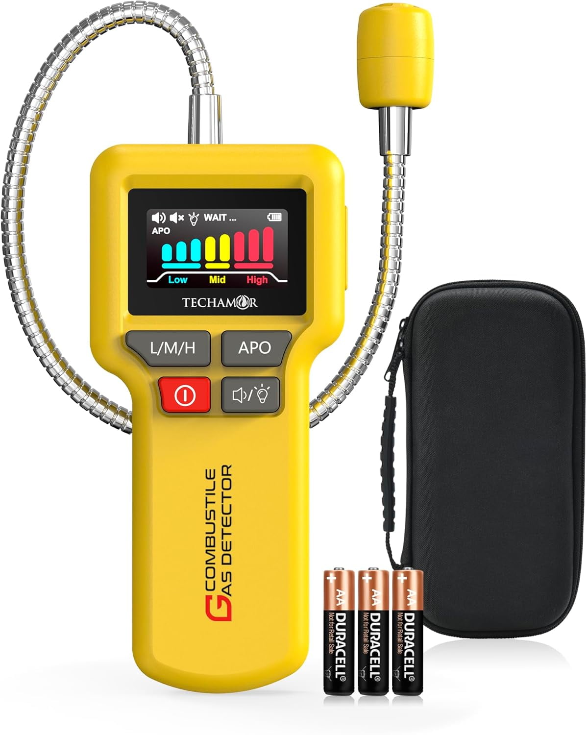 Natural Gas Detector, Y201 Pro Portable Gas Leak Sniffer, Locating The ...