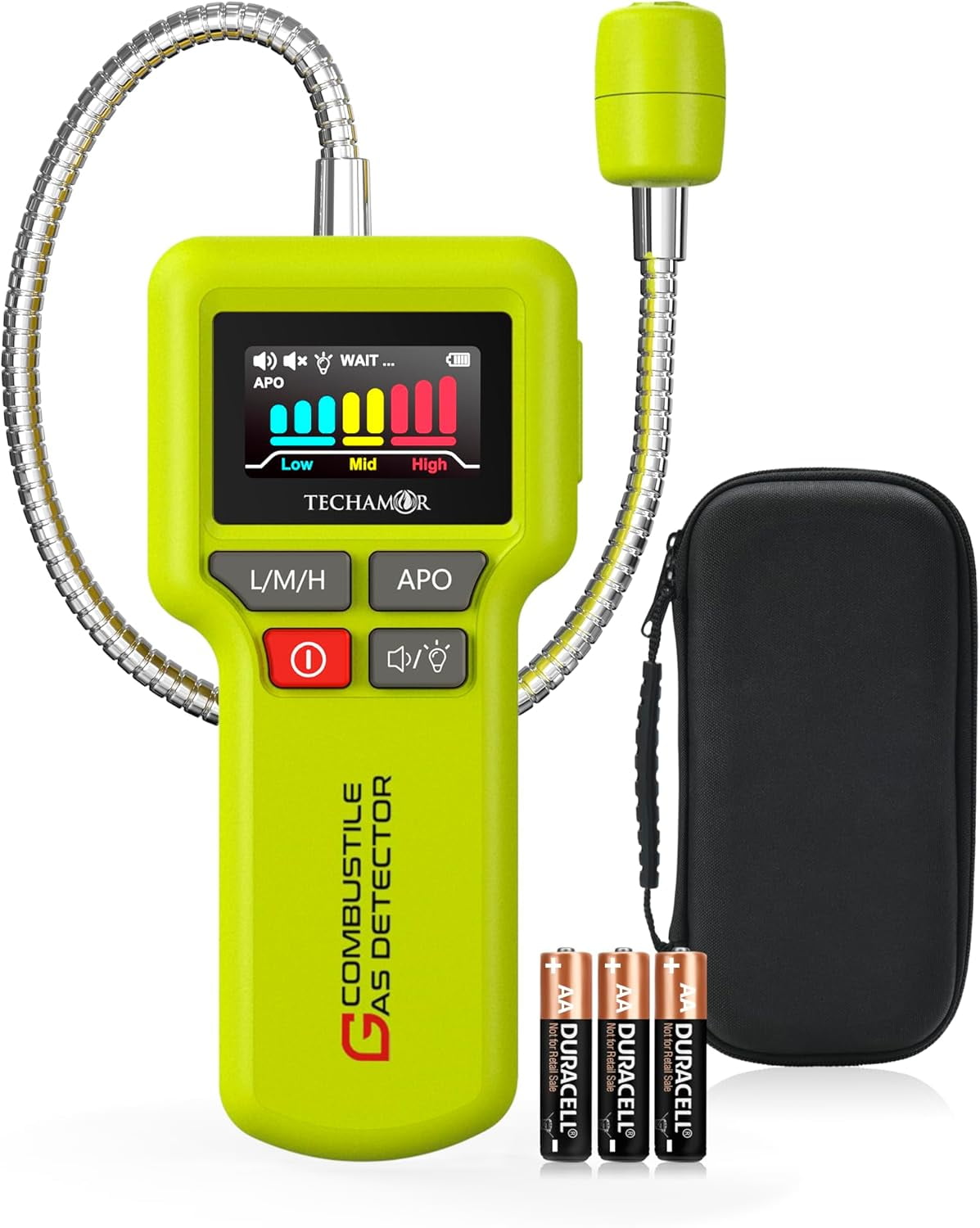 Natural Gas Detector, Y201 Pro Portable Gas Leak Sniffer, Locating The ...