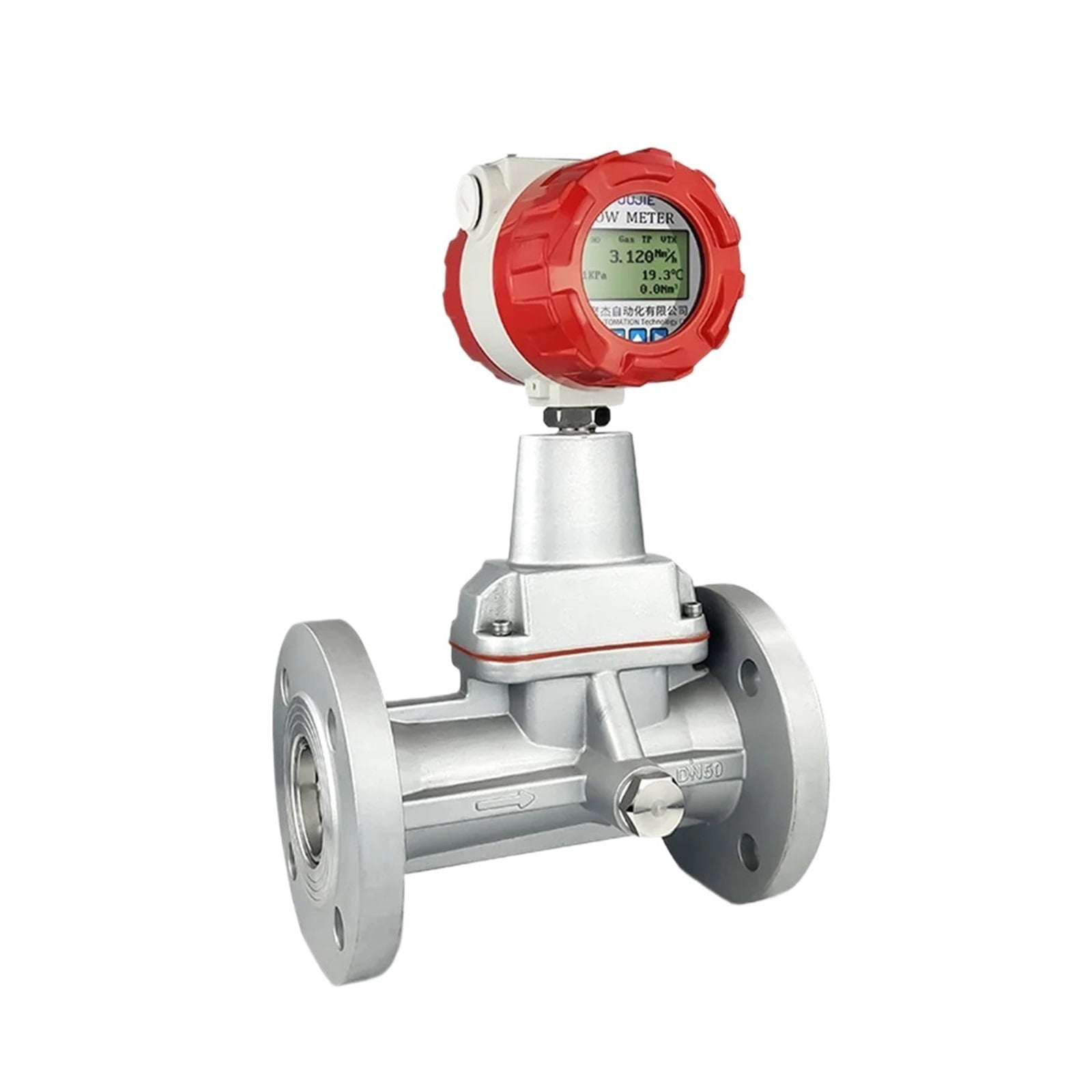 Natural Gas Flow Meter Biogas Flowmeter LPG Gas Methane Oxyn Nitron Measure 4-20mA RS485 ...