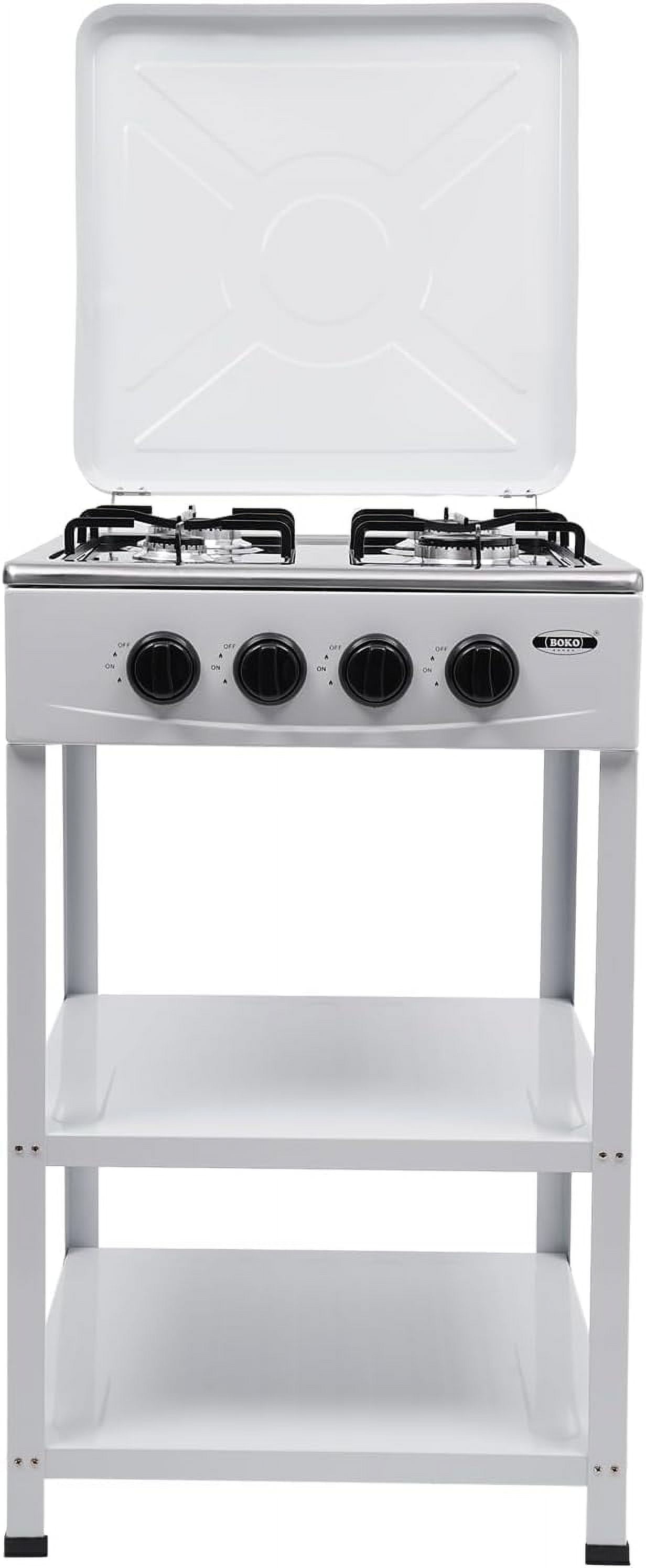 Natural Gas Gas Stove, Commercial Free Standing 4-Burner Gas Cooktops ...