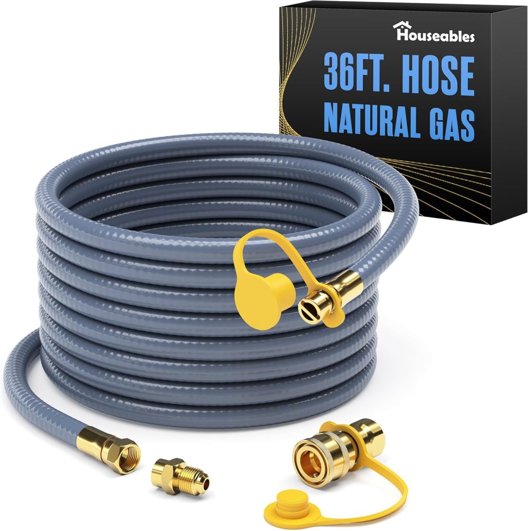 Natural Gas Hose, Natural Gas Line, Flexible, CSST, 1/2 Inch, Quick ...