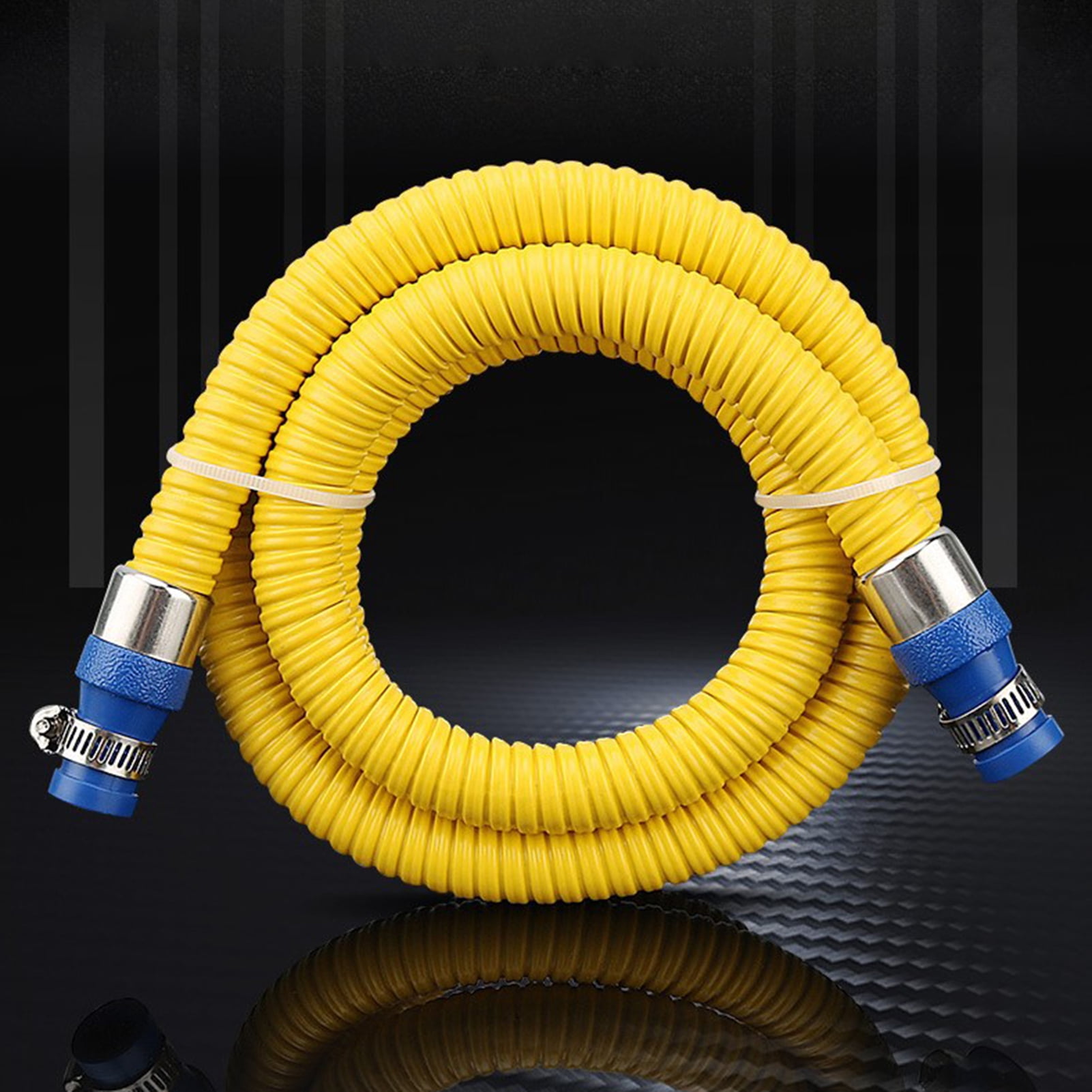 Natural Gas Hose with Quick Connect Clamps, Fitting for BBQ, Grill ...