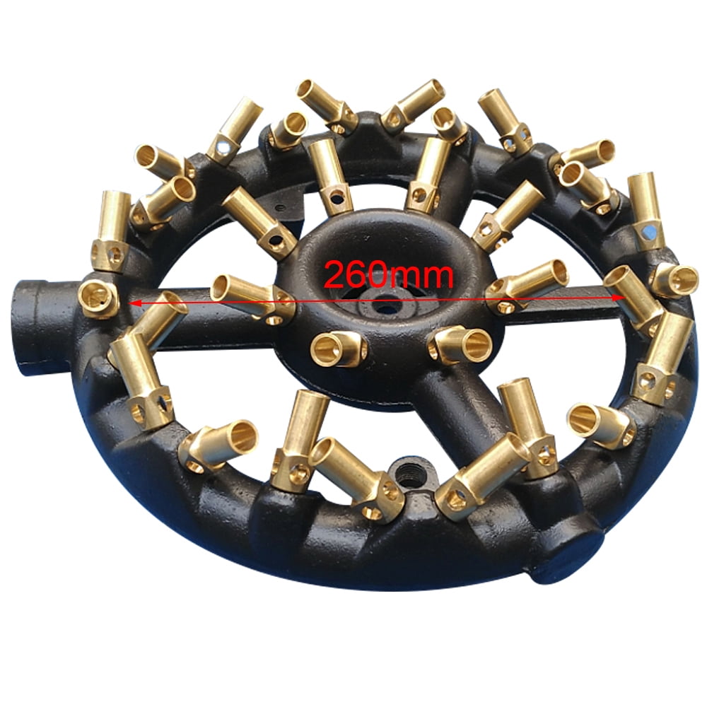 Natural Gas Jet Burner, 32 Tips G3/4 Round Shape Nozzle Jet Natural Gas ...