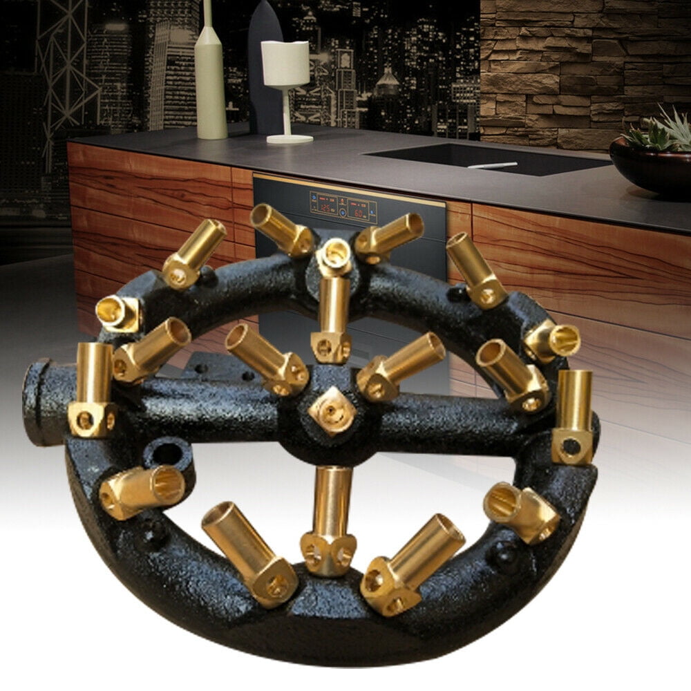 Natural Gas Jet Burner with 20 Heads Fits Kitchen Wok Range Pot ...