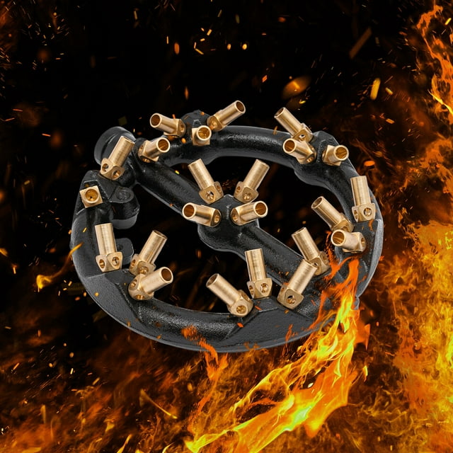Natural Gas Jet Burner with 23 Heads Fits Kitchen Wok Range Pot ...