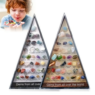 DoDoMagxanadu Gemstone Dig Kit, 16 Real Gems Mining Set, STEM Science ...