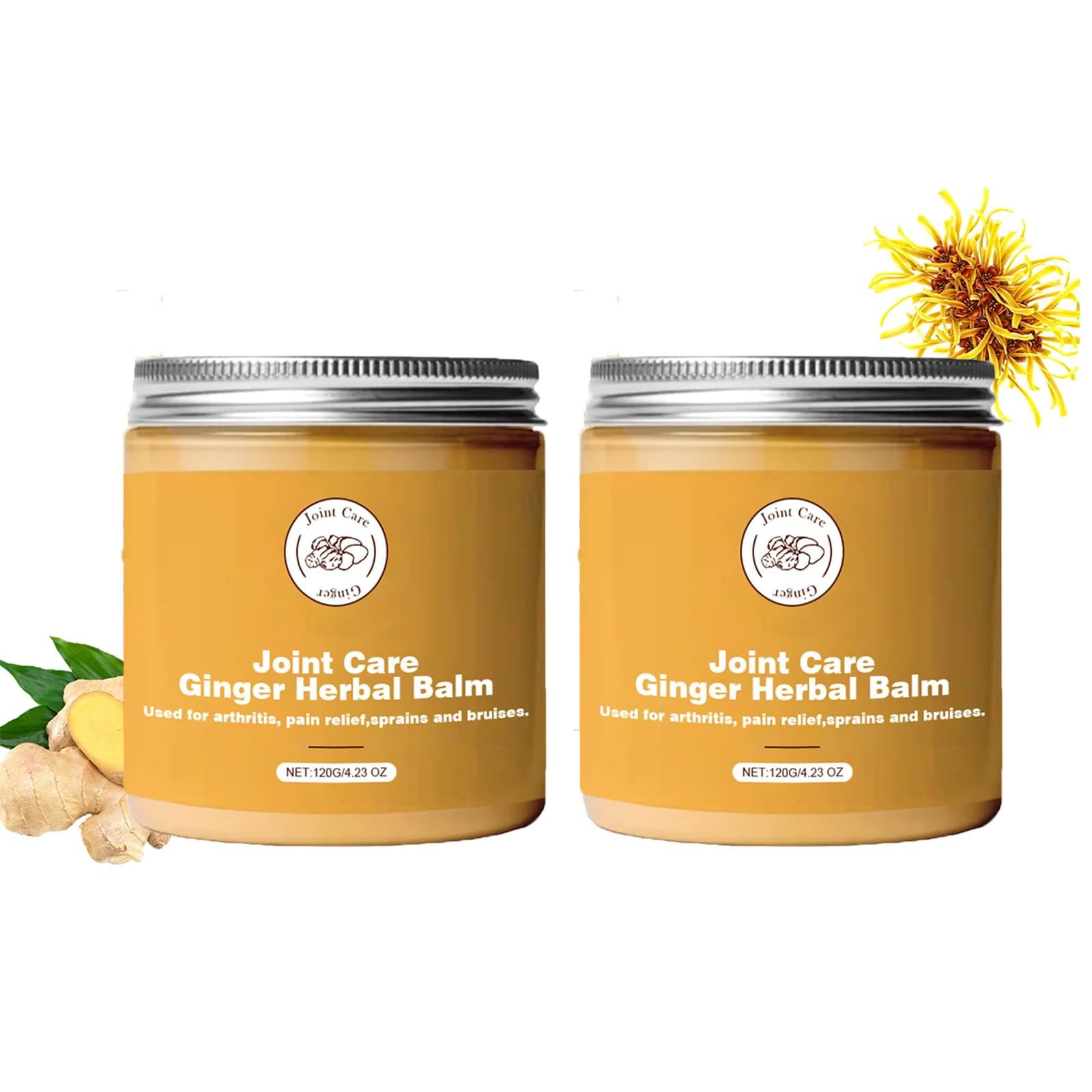 Natural Ginger Herbal Balm, 4.23oz Ginger Herbal Balm, Natural Ginger ...