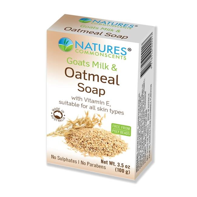 Natures Commonscents Goats Milk & Oatmeal Soap - Pack of 3 - Walmart.com