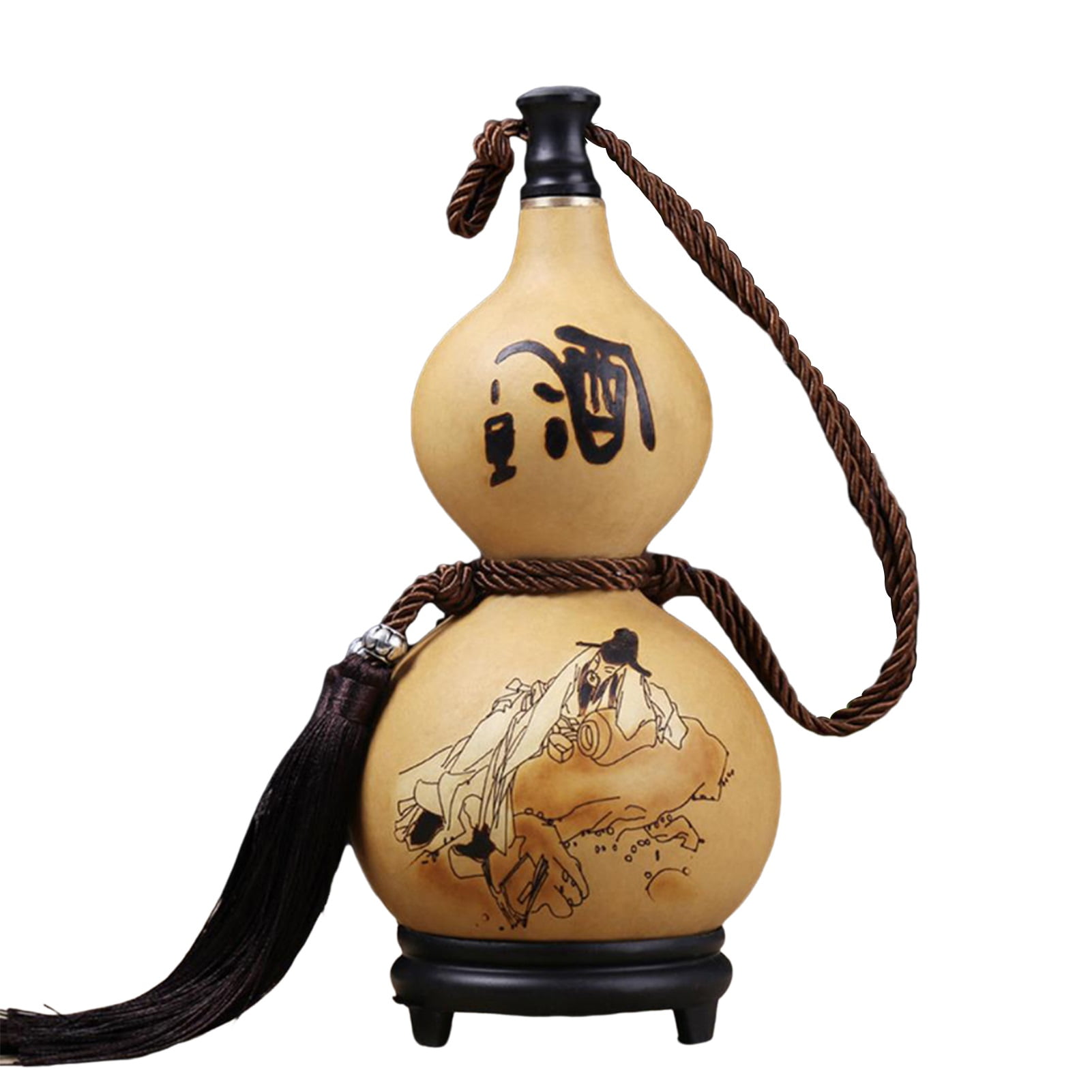 Natural Gourd Jug, Gourd Sake Water Bottle Pot, High Capacity Wine ...