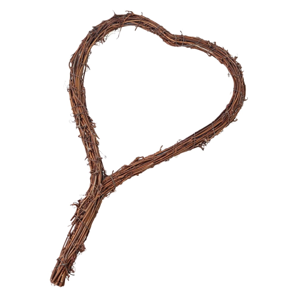 Heart Shape Grapevine Wreath Christmas Rustic Grapevine Wreath with ...
