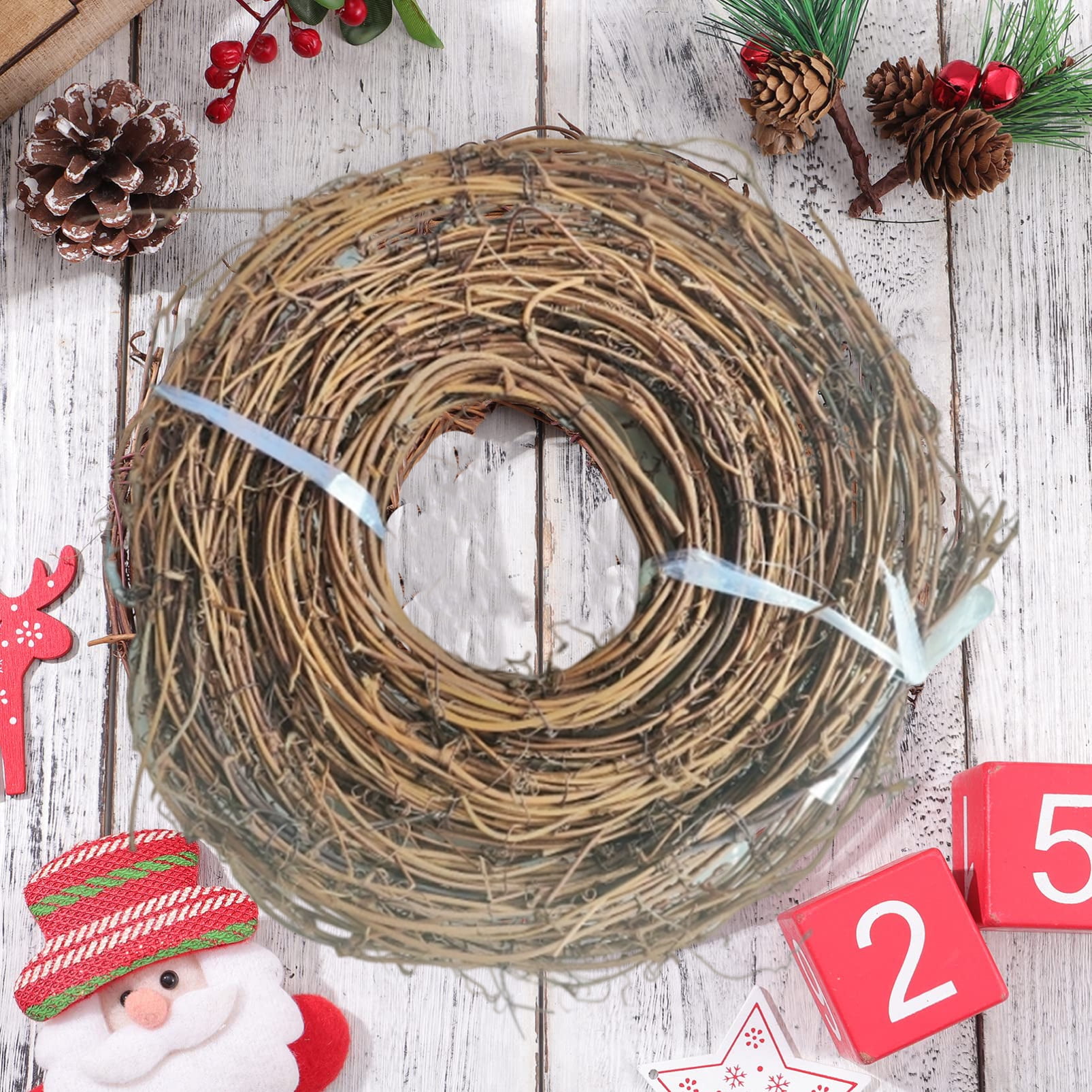 Natural Grapevine Wreath Making Craft Vine Garland for DIY Home Decor ...