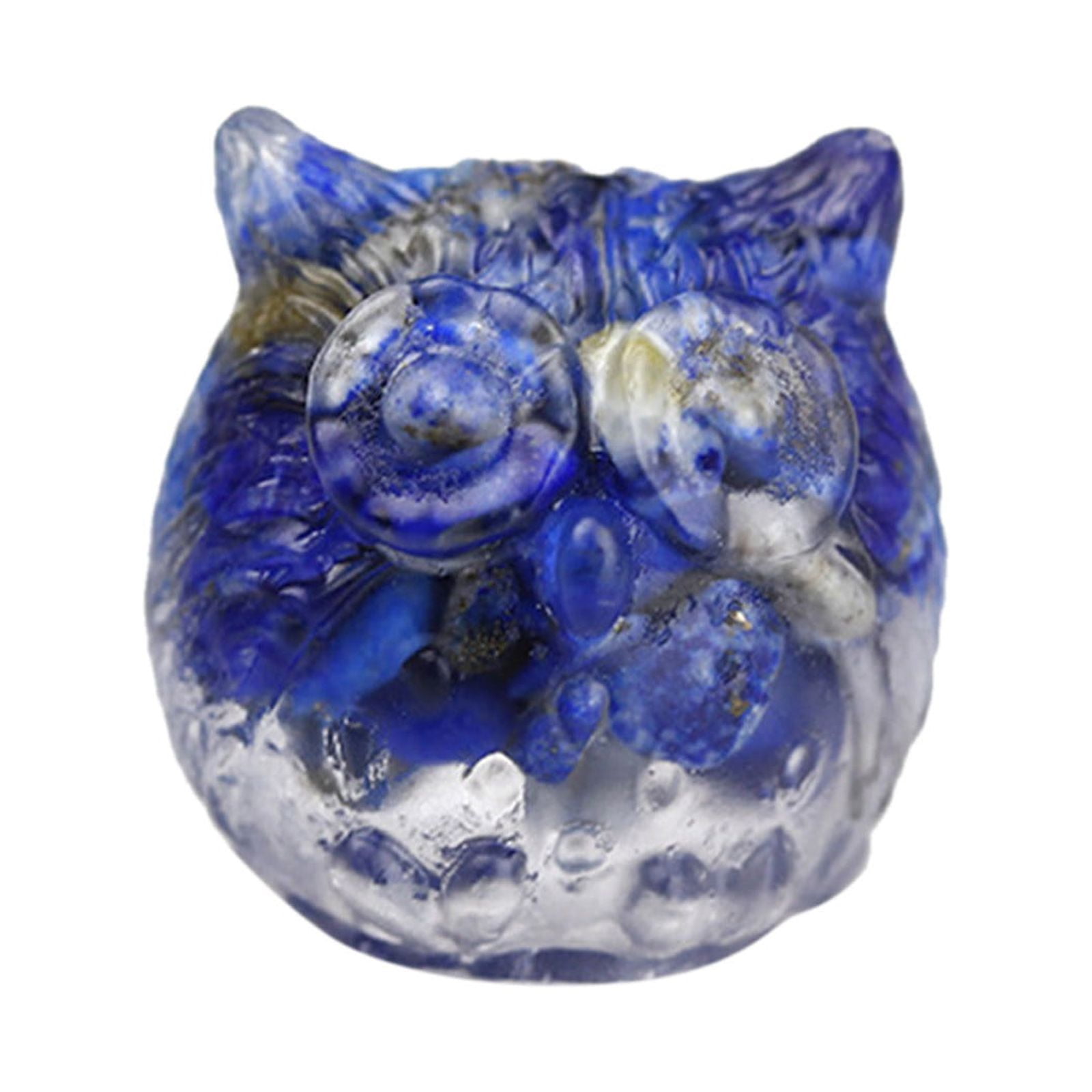 Natural Gravel Handmade Glue Owl Animal Small Ornament - Walmart.com