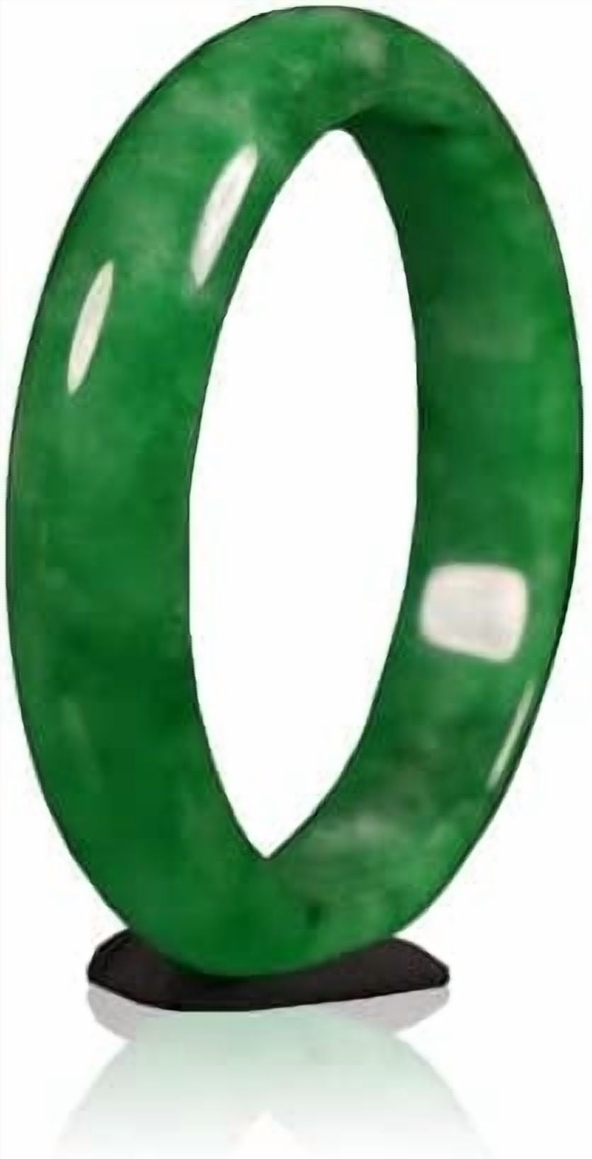 Natural Green Jade Bangle, Jewelry, Accessories, Brings Good Luck ...