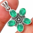 Natural Green Onyx 925 Sterling Silver Pendant Jewelry DGP1013_H P-1024 ...