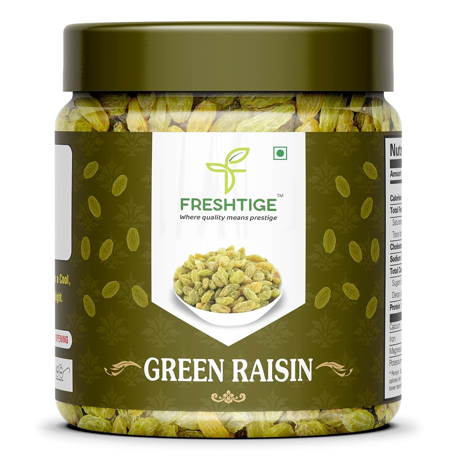Natural Green Raisins By Freshtige 1kg, | Great Source Of Protein ...