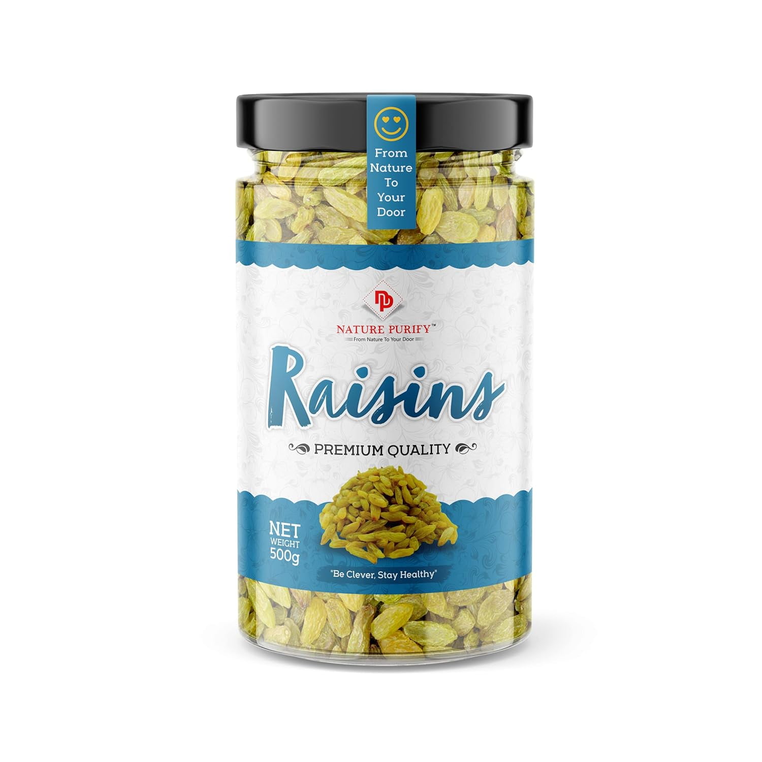 Natural Green Raisins By Nature Purify 500gm, | Nutritious Healthy Dry ...