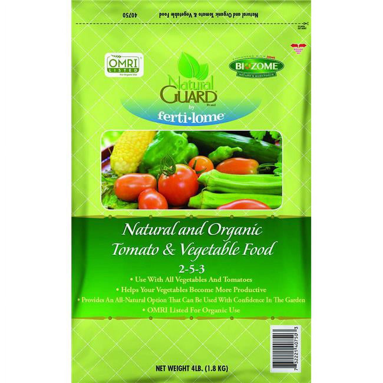 Natural Guard 440750 4 lbs 2-5-3 Organic Tomato & Vegetable Food ...