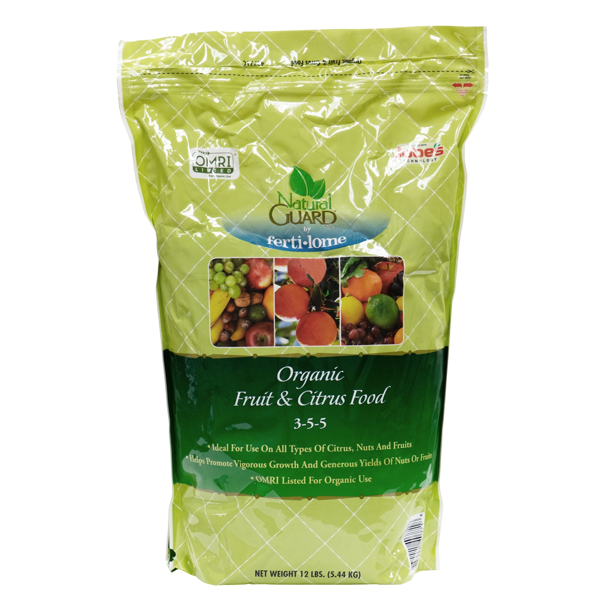 Natural Guard Natural and Organic Fruit and Citrus Food 3-5-5, 12lbs ...