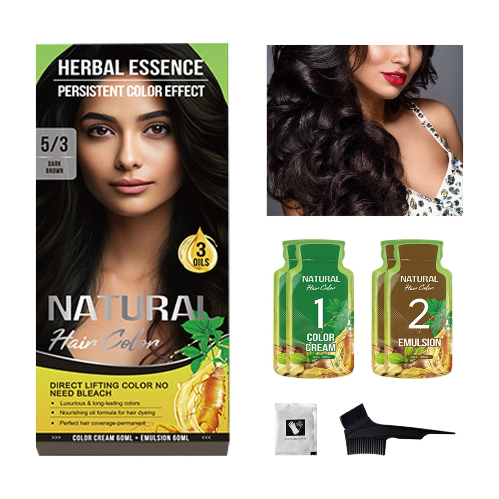 Natural Hair Dye Bubble Plant Hair Dye Chestnut Brown Hair Dye Plant ...